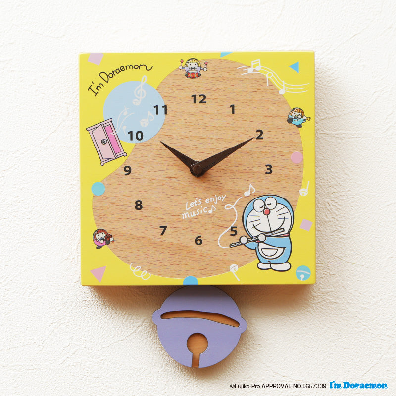 哆啦A夢日本製掛鐘│Doraemon Premium Wall Clock – feltwithlove LIVING