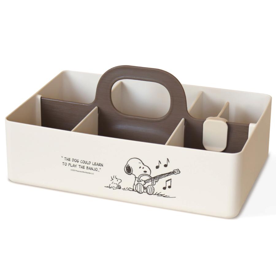 史諾比手提收納箱 - 棕色│Snoopy Storage Case - brown – feltwithlove LIVING